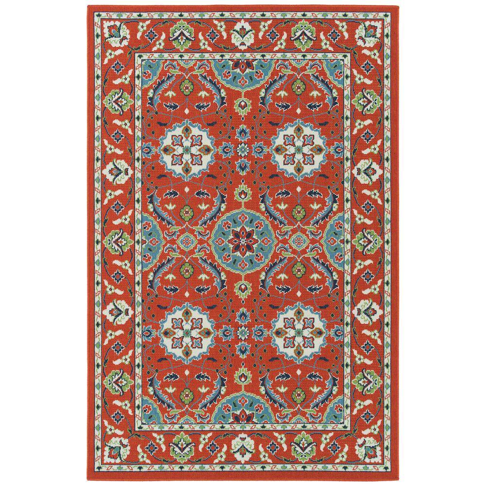 Kaleen Sunice Collection Tangerine 2'5" x 3'9" Rectangle Residential ...