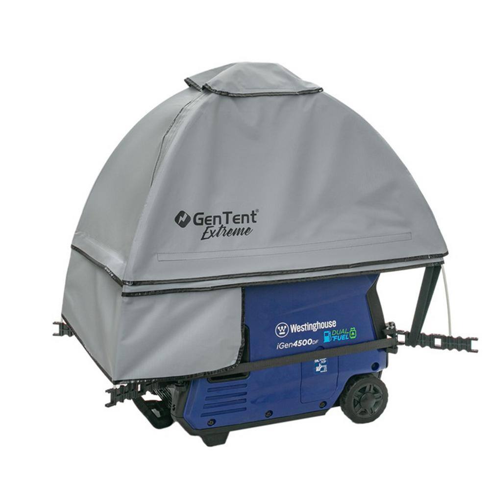 GenTent Generator Running Cover - Inverter Kit (Extreme, Grey) - for ...