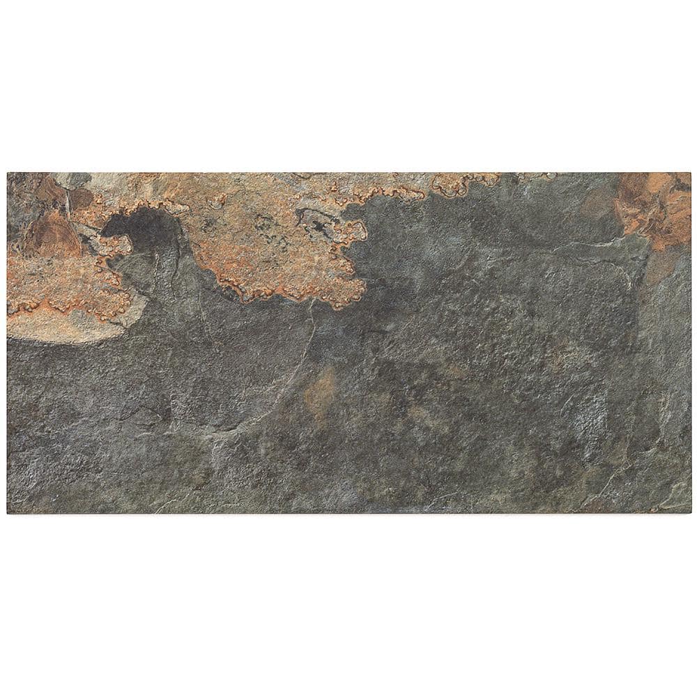 Ivy Hill Tile Bantame Multicolor 12 in. x 24 in. Semi-Polished ...