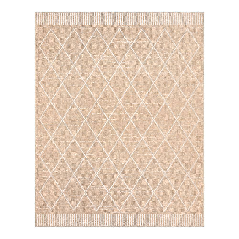 Gertmenian & Sons Ringley Parcie Beige/Sand 9 ft. x 13 ft. Geometric ...