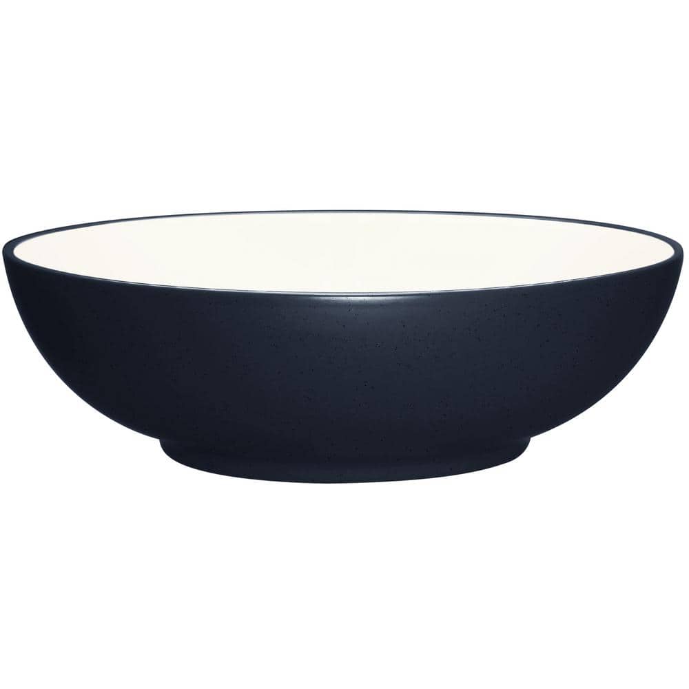 Noritake Colorwave Navy 9.5 in., 64 fl. oz. (Blue) Stoneware Round ...