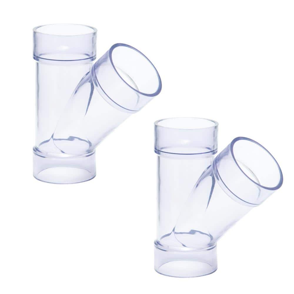 ‎POWERTEC 2-1/2 in. ID Y Fitting for 2-1/2 in. OD Dust Collection Pipes ...