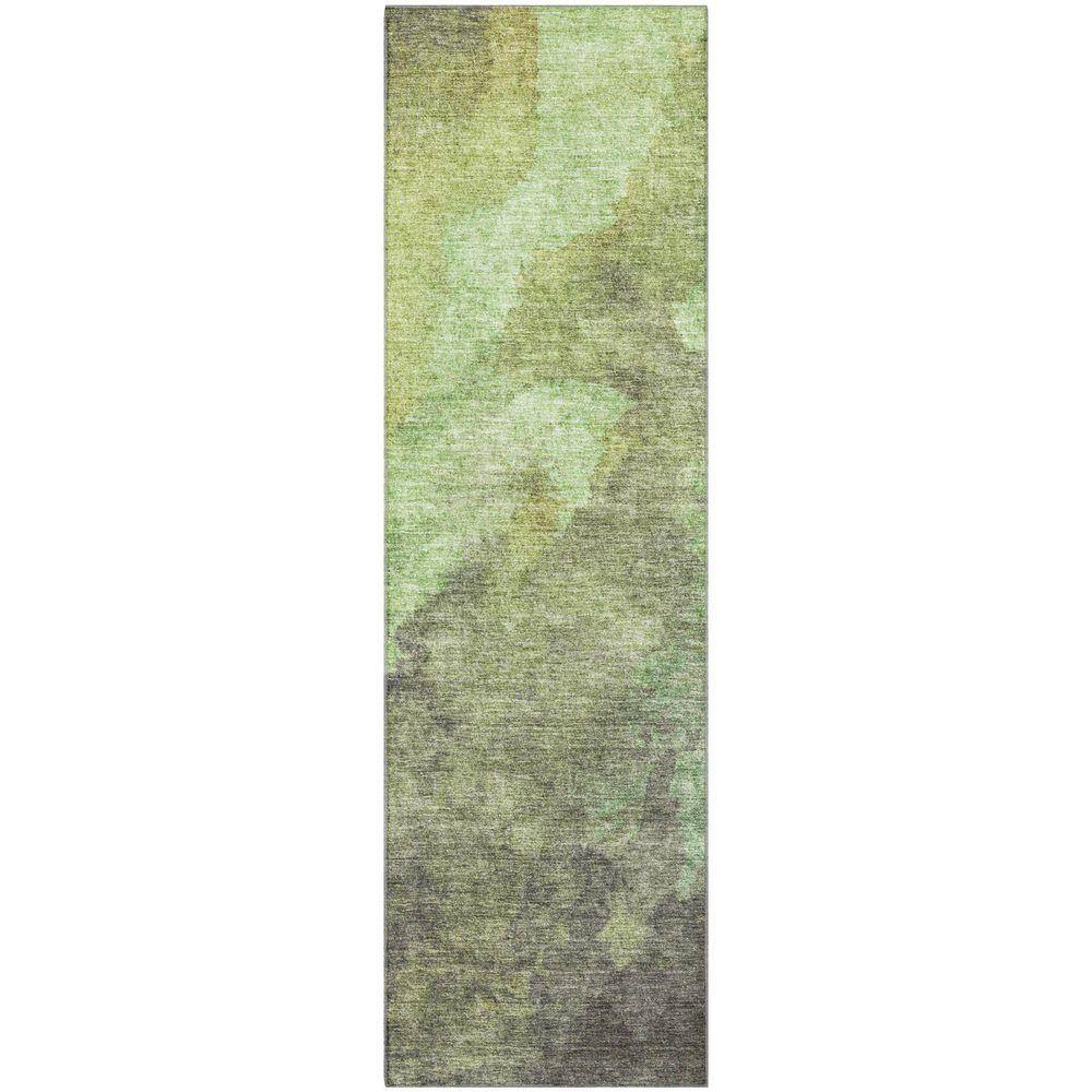Addison Rugs Mayfield Premium Machine Washable Abstract AMF1983 Green 2 ...