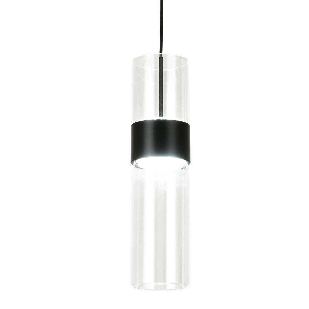 Henveton Jasslynn 17-Watts 1 Light Black Integrated LED Pendant Light ...