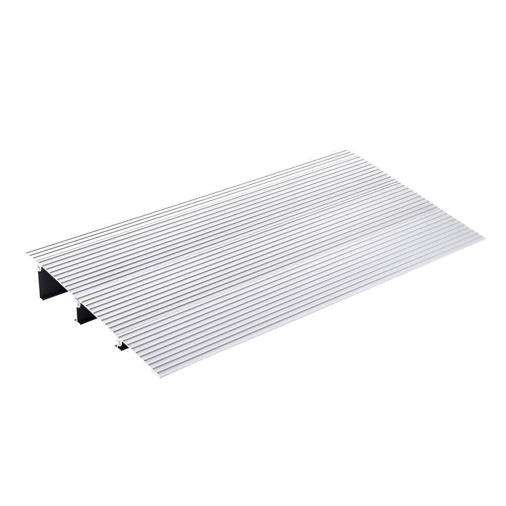 VEVOR Door Threshold Ramp 3 in. Rise Door Ramp for Wheelchairs Aluminum ...
