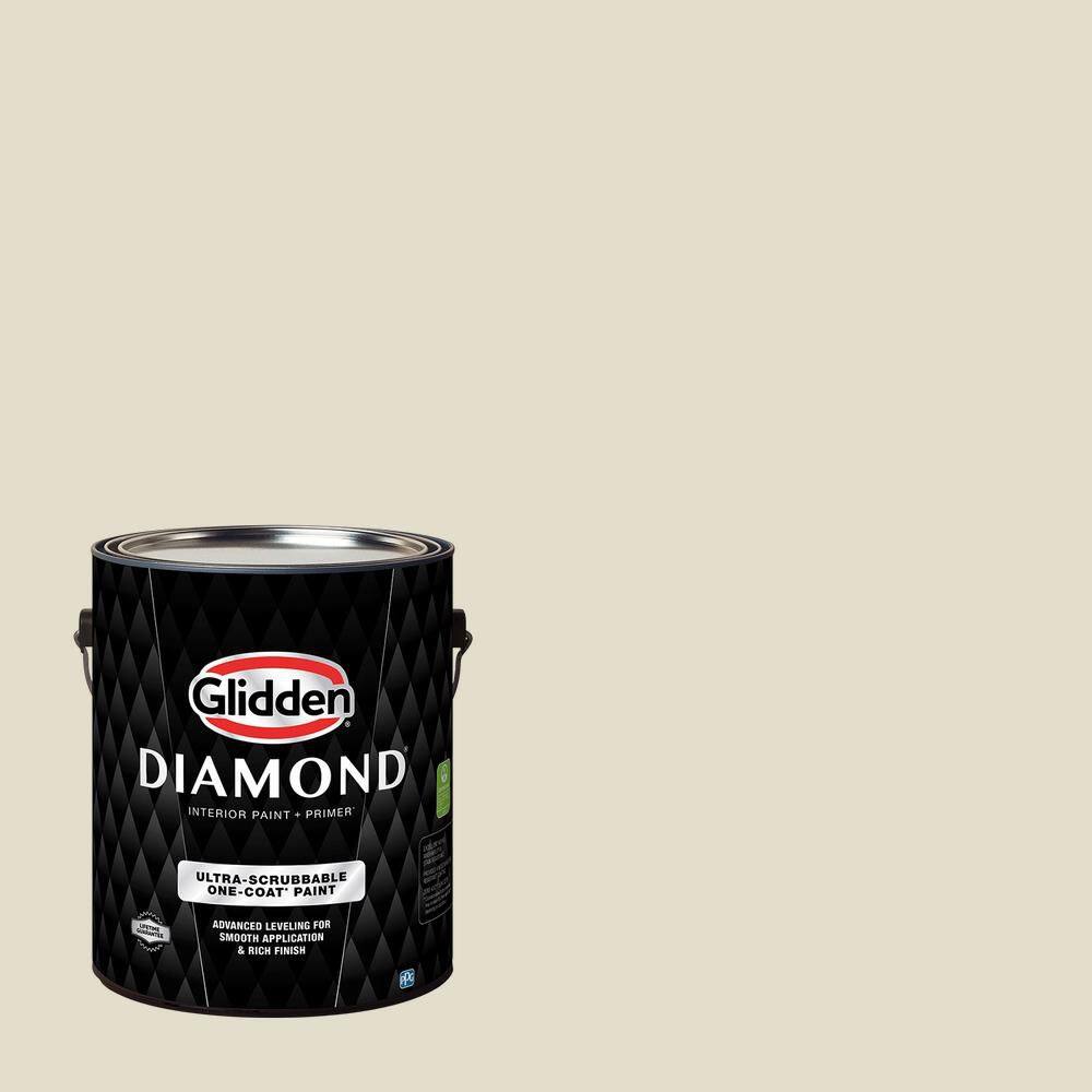 Glidden Diamond 1 gal. Fossil Stone PPG1102-2 Flat Interior Paint with ...