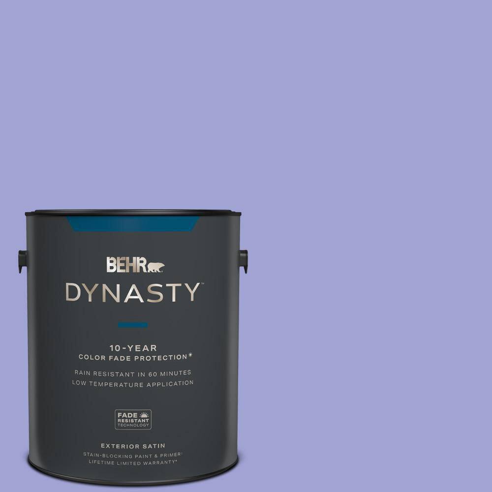 BEHR DYNASTY 1 gal. #P550-4 Water Hyacinth Satin Enamel Exterior Stain ...
