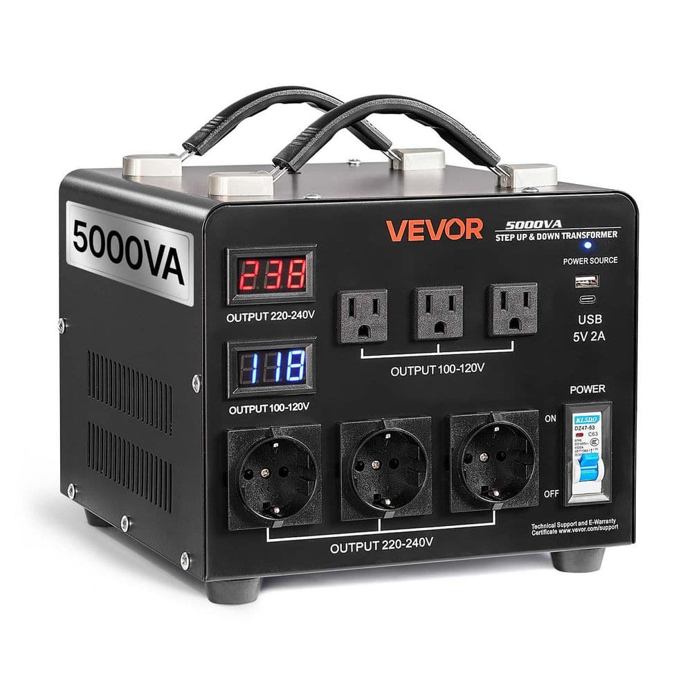 Have a question about VEVOR Voltage Auto Converter Transformer 5000VA ...