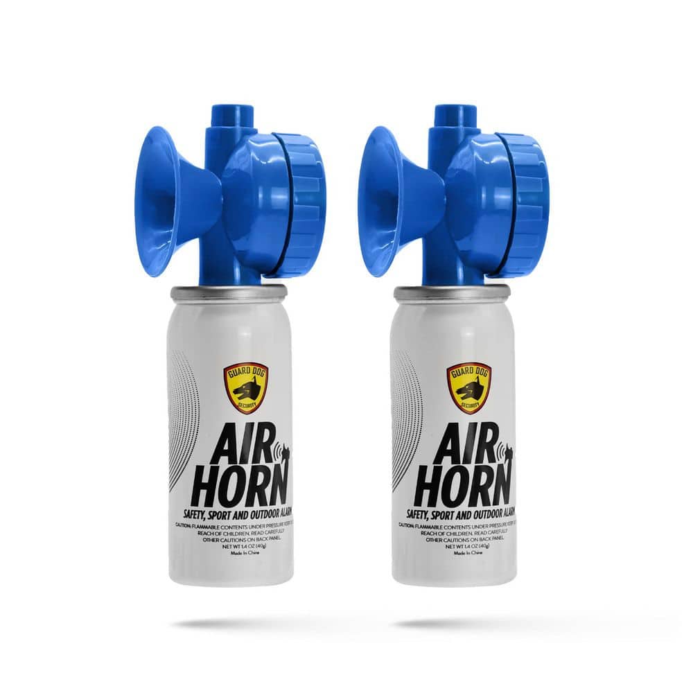 Guard Dog Security Guard Dog Air Horn 2-Pack AH-GDAH-BL-2Pack - The ...