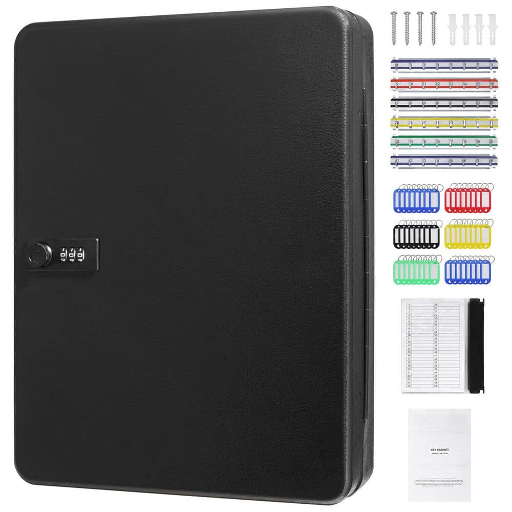SKYSHALO Key Cabinet with Combination Key Lock, Digital Security ...