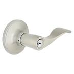 Premier Lock Satin Nickel Light Commercial Duty Door Handle Lock Set ...