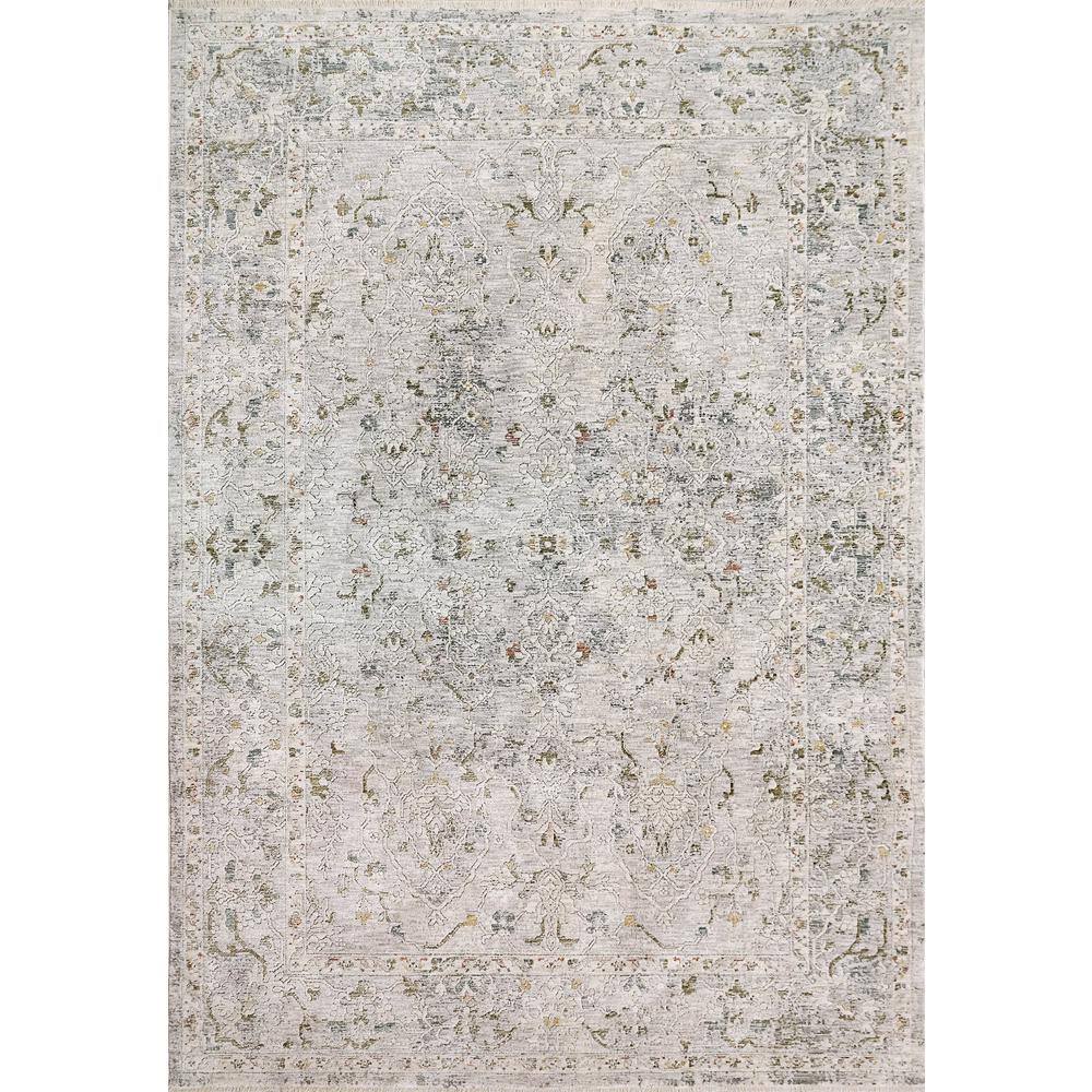 Dynamic Rugs Skyler Grey/Multi 2 ft. 3 in. X 7 ft. 7 in. Abstract ...