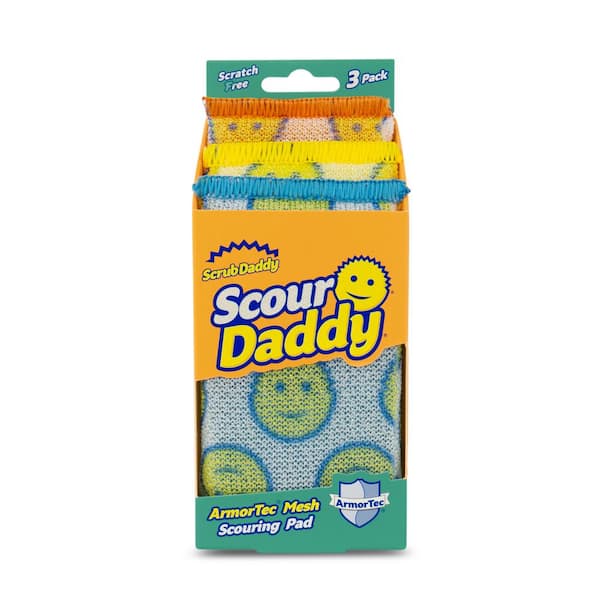 Scrub Daddy Scour Daddy Scratch Free Scouring Pad (3-Count ...