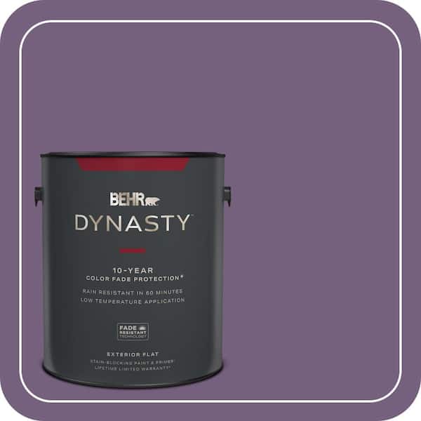 BEHR DYNASTY 1 gal. #660D-6 Zinfandel Flat Exterior Stain-Blocking ...
