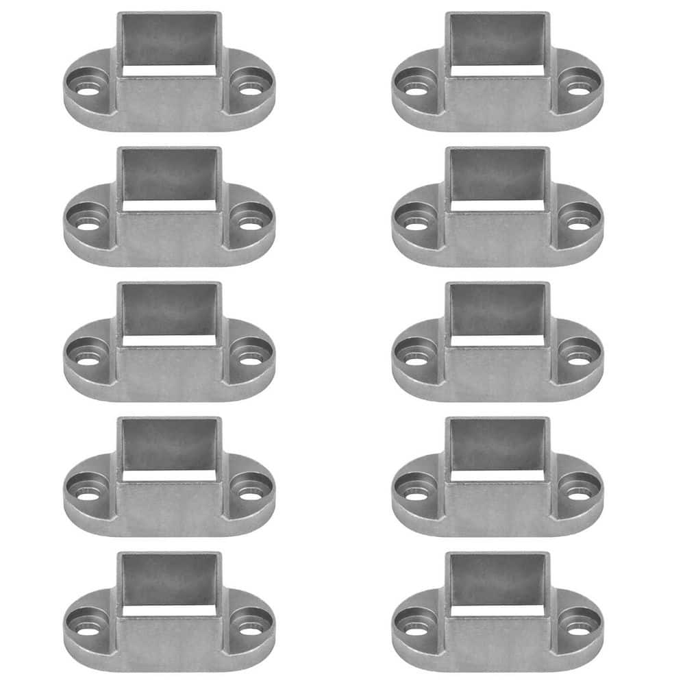 Afoxsos Aluminum Alloy Square Post Flange Base for 1-1/2 x 1-1/2 Wall ...