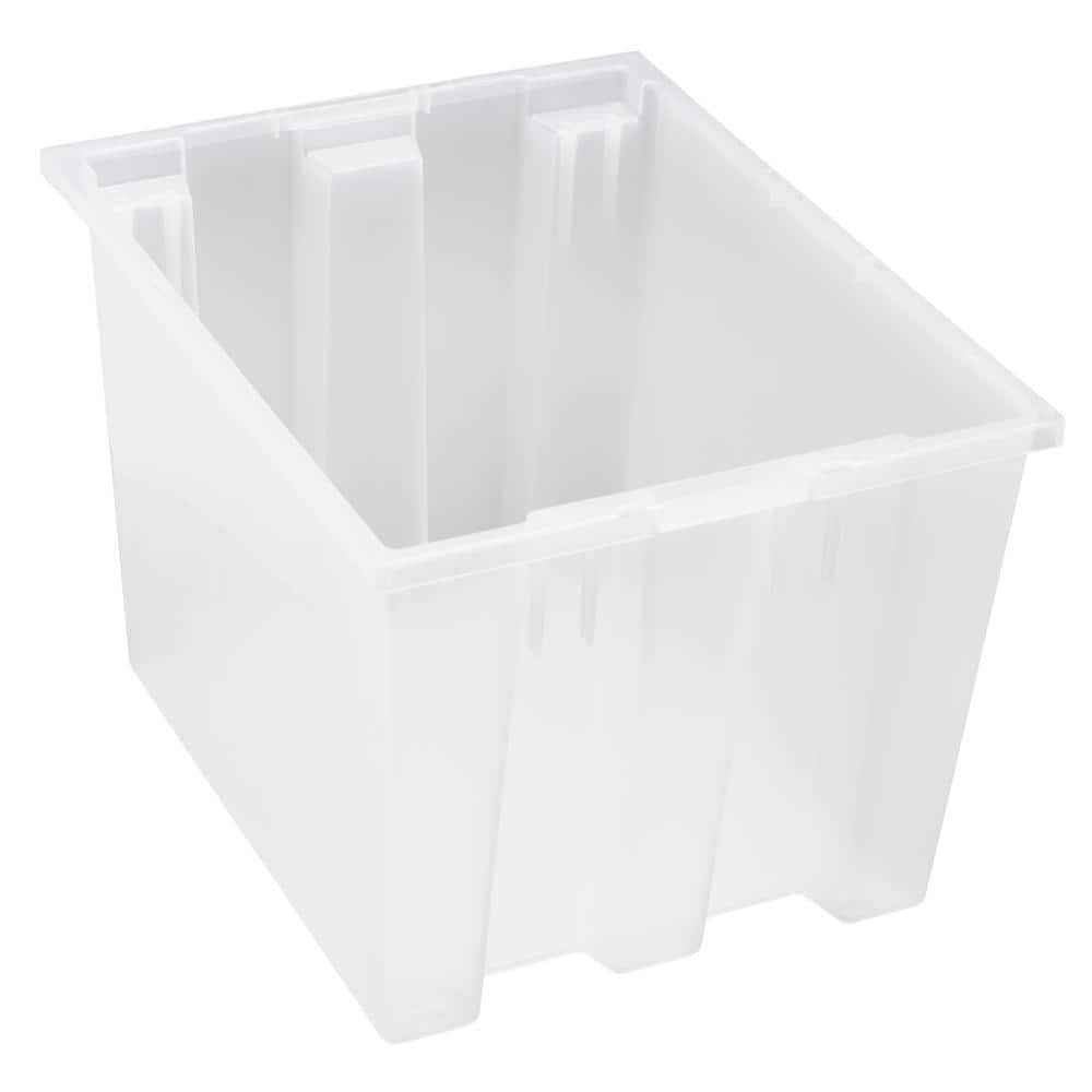 QUANTUM STORAGE SYSTEMS Quantum Genuine 12.93 Gal. Stack and Nest Tote ...