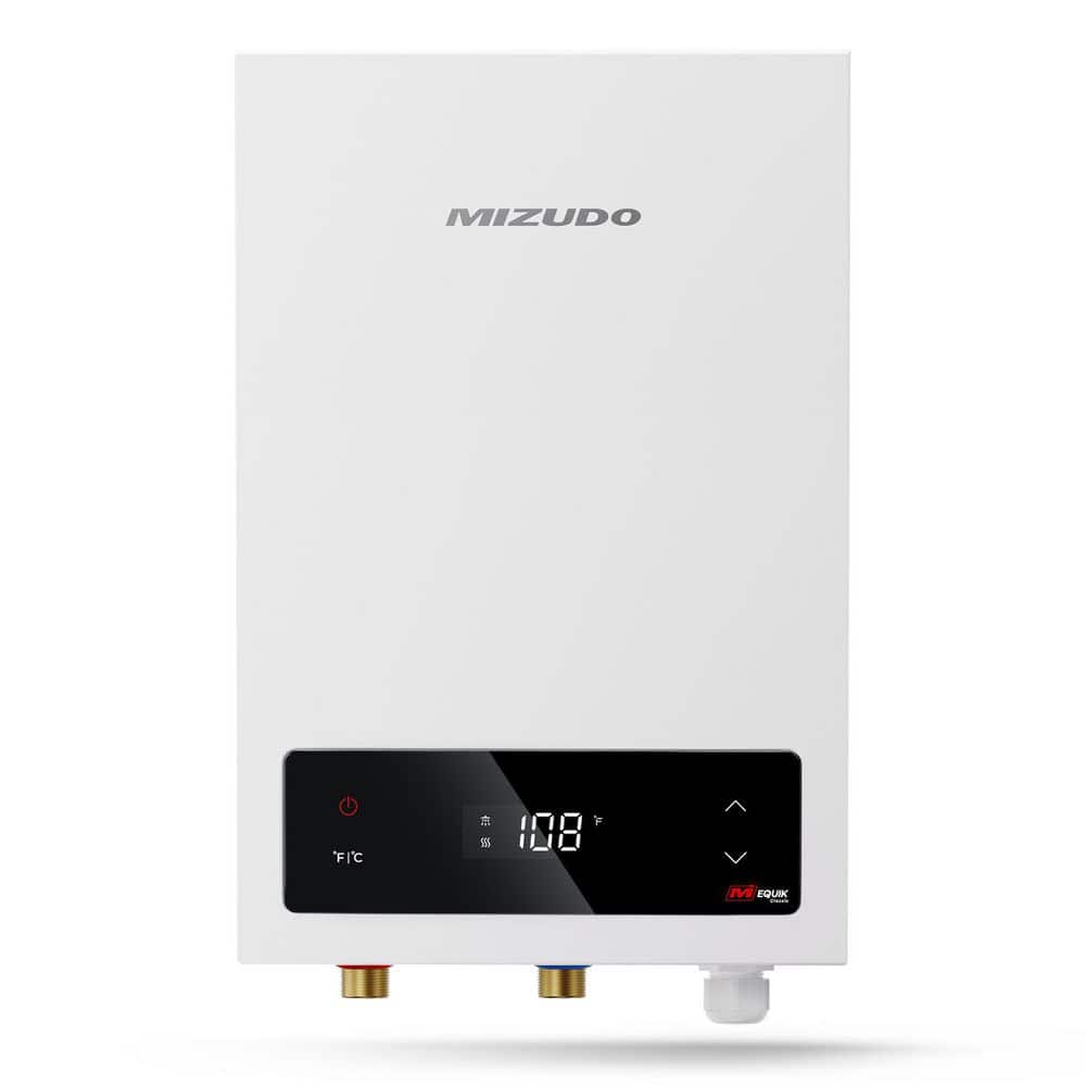 MIZUDO EQUIK Classic 11 kW 1.8 GPM 240-Volt Touch Screen Residential ...