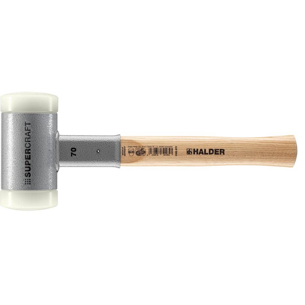 Halder Supercraft 70 Dead Blow 4.88 lbs. Nylon Hammer with 14.57 in ...