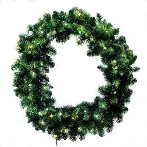 36 - 48 - Christmas Wreaths - Christmas Greenery - The Home Depot