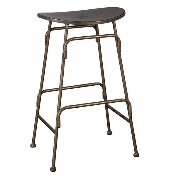 Hillsdale Furniture Mitchell 26.5 in. Black Swivel Bar Stool-4032-827 ...