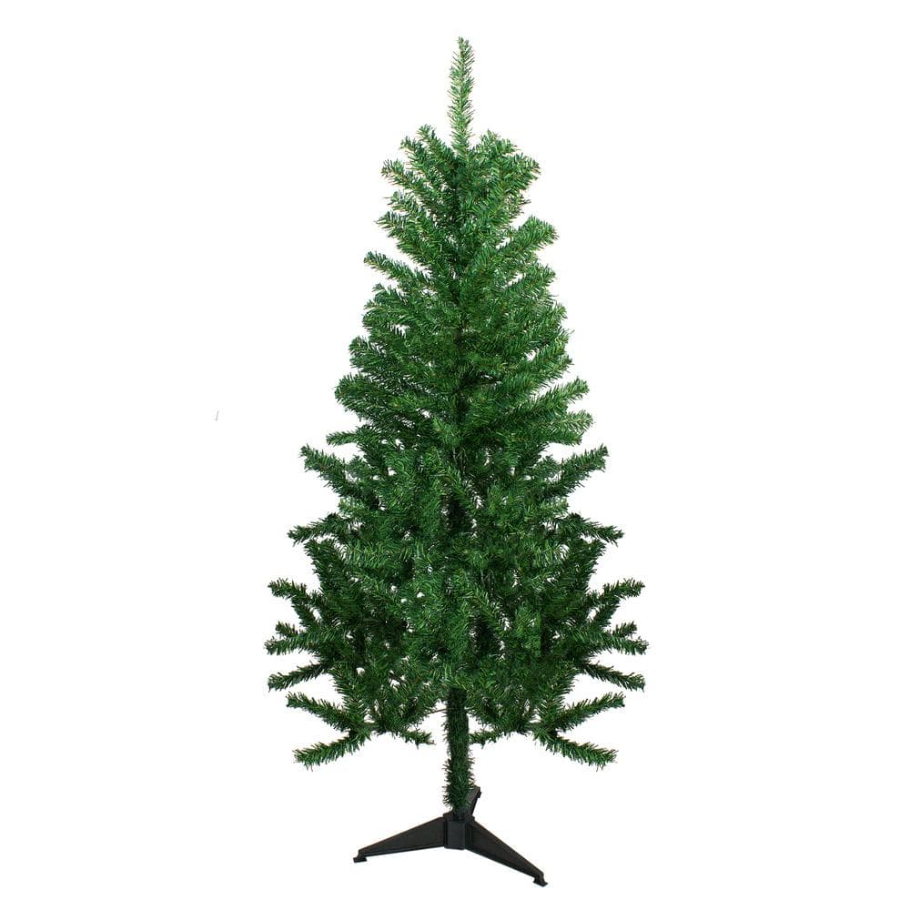 Northlight 5 ft. Medium Mixed Green Unlit Pine Medium Artificial ...