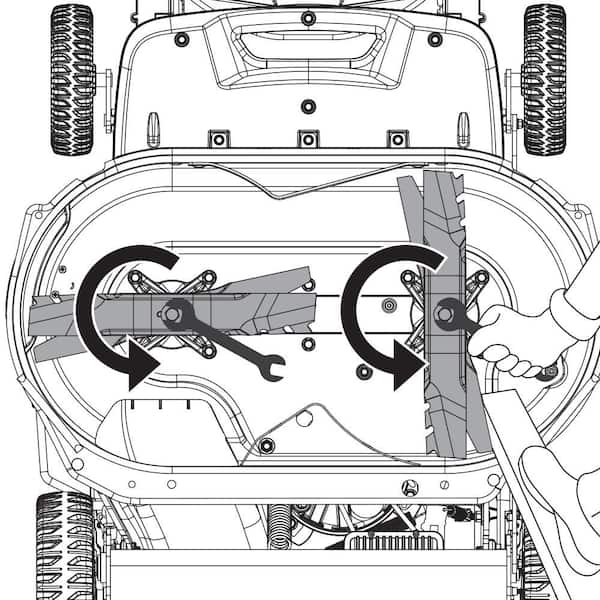 ECHO 30 in. 223 CC Briggs and Stratton Gas 3-in-1 Dual Twin Blade RWD ...