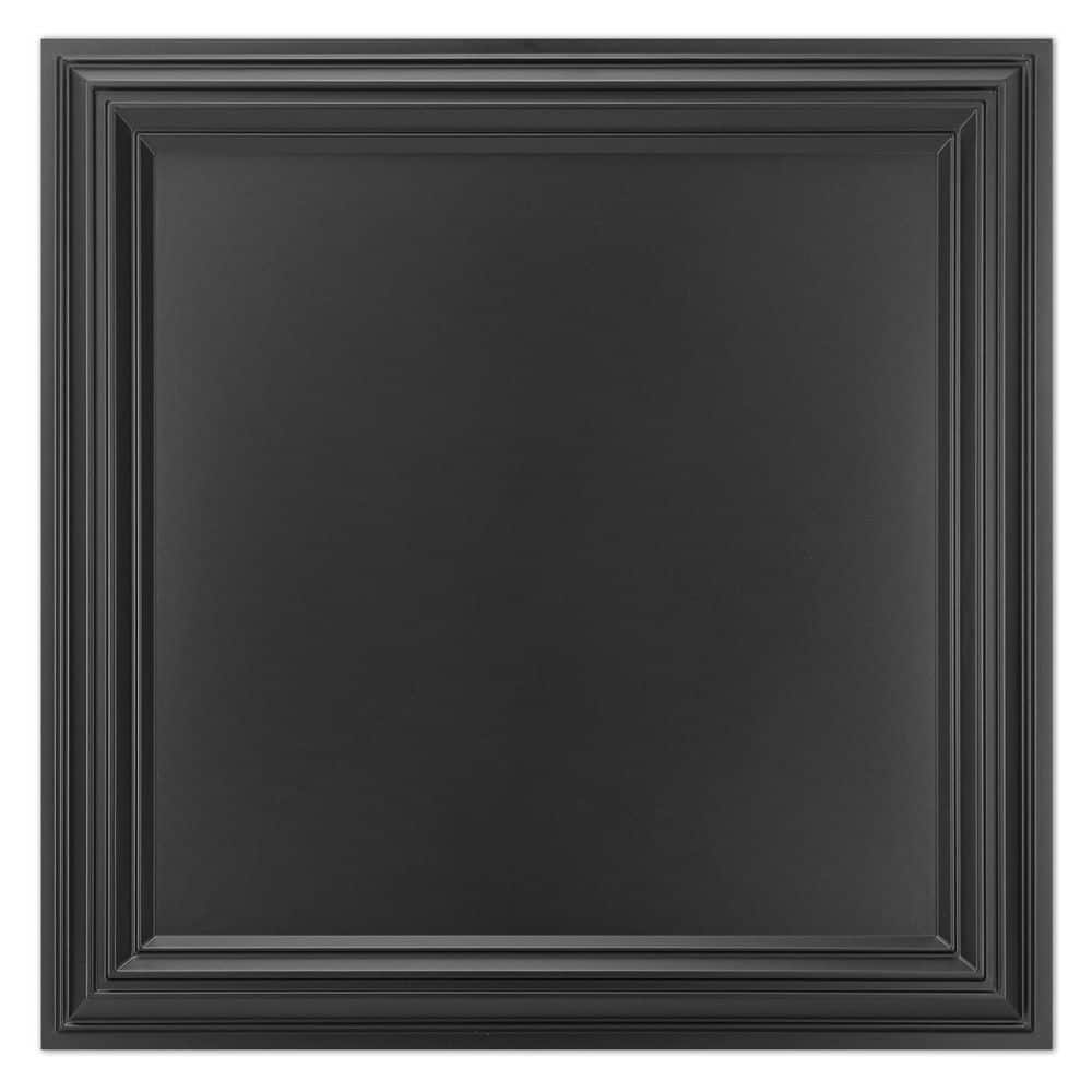 Reviews for Art3dwallpanels Black 2ft. x 2ft. Modren PVC Drop In ...