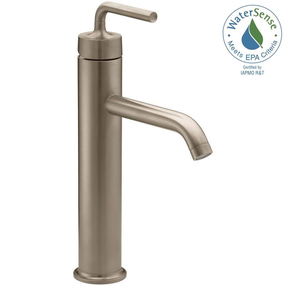 KOHLER Purist Single-Handle Single Hole Low-Arc Bathroom Vessel ... KOHLER Purist Single-Handle Single Hole Low-Arc Bathroom Vessel ...