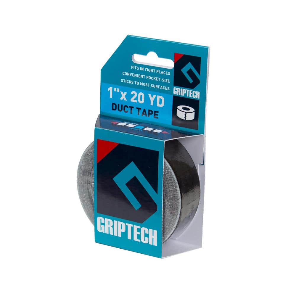 1 in. x 20 yd. Black Duct Tape GT-1-20-1 - The Home Depot