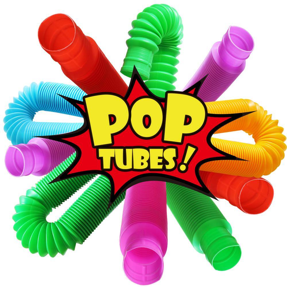 Novelty Place Pull and Pop Tube Sensory Fidget Toy for Kids and Adults ...