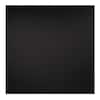 GENESIS 23.75in. x 23.75in. Smooth Pro Lay In Vinyl Black Ceiling Tile ...