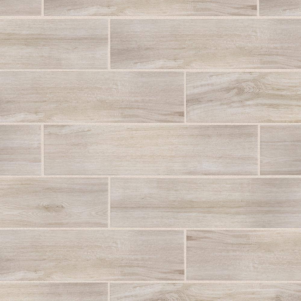 Merola Tile Llama Almond 8-1/2 in. x 35-1/2 in. Porcelain Floor and ...