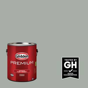 Glidden Premium 1 qt. Light Drizzle PPG1033-4 Satin Exterior Latex ...