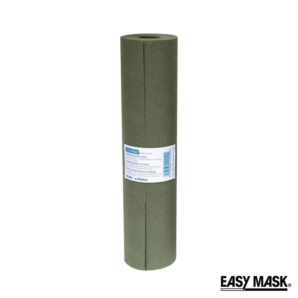 TRIMACO Easy Mask 1 ft. X 180 FT. Green Premium Masking Paper 12212 ...