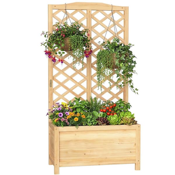Reviews for ABORON 44 in. L x 16 in. W x 59 in. H Raised Garden Bed ...