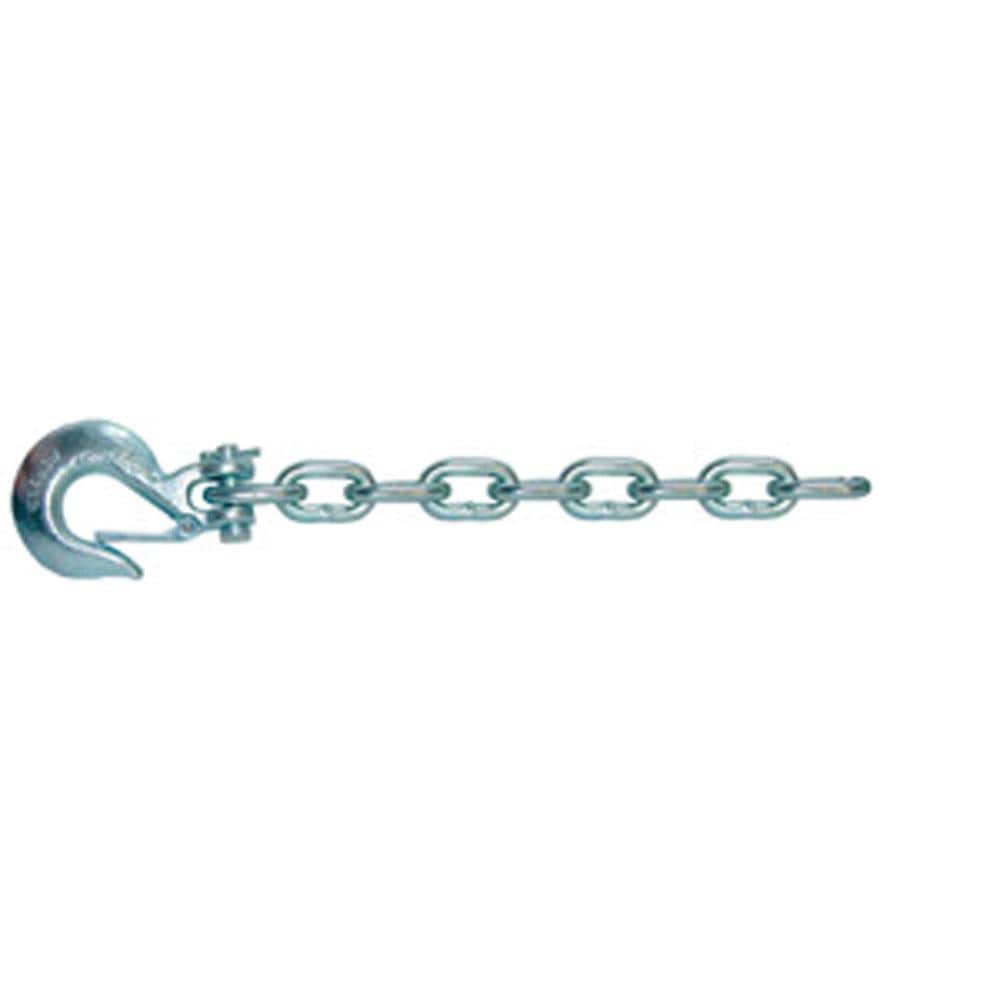 Heavy Duty Safety Chain with Hook Grade 70 - 5/16 in. x 37 in. HL44 ...
