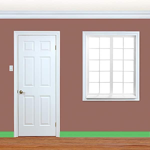 Builders Choice Pro Pack OP603 1/2 in. x 5 in. x 96 in. Primed MDF ...