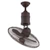 CRAFTMADE Bellows III 21 in. Indoor/Outdoor Dual Mount Aged Bronze ...