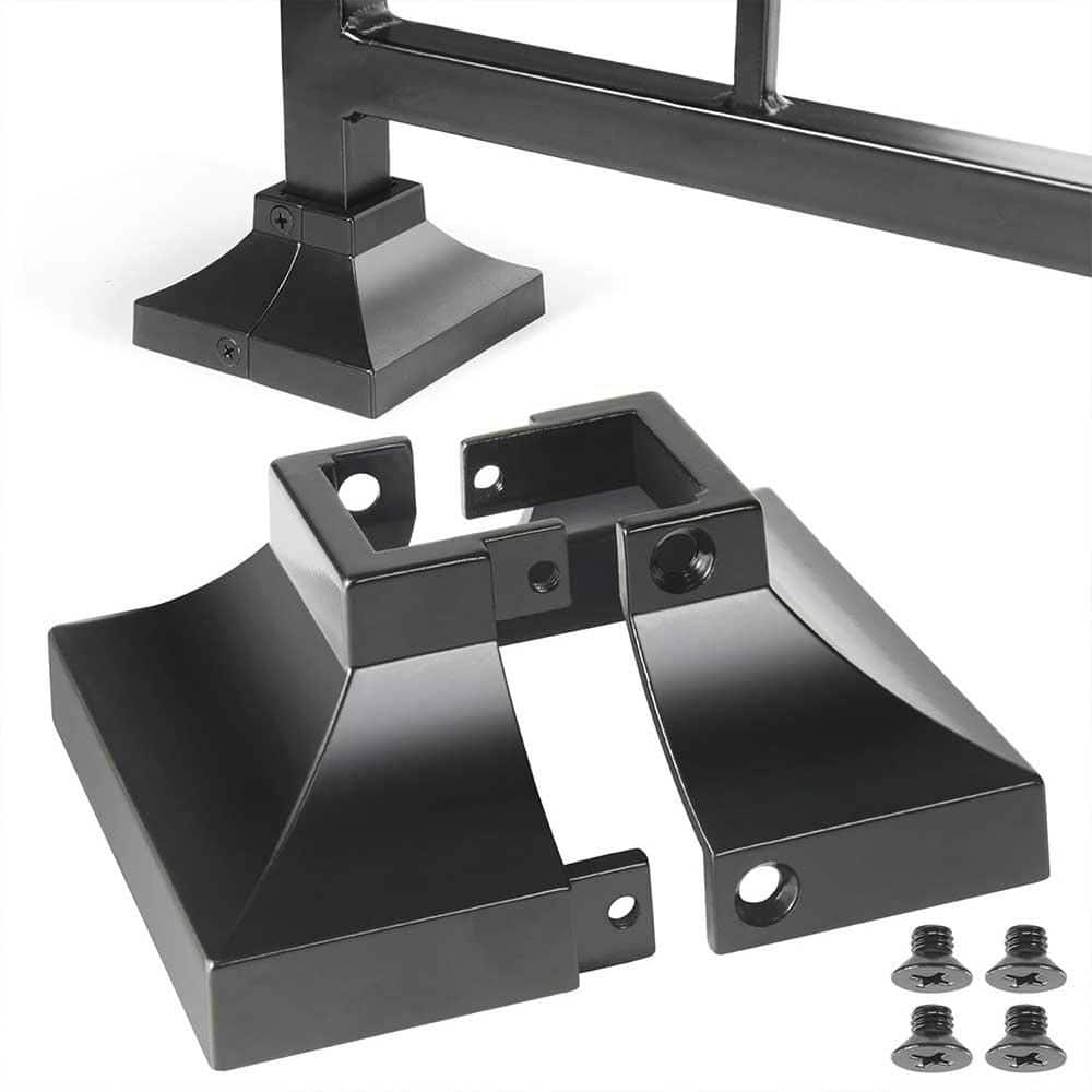 Afoxsos 1 Aluminum Deck Post Base Cover Skirt for Handrail Stair Porch ...