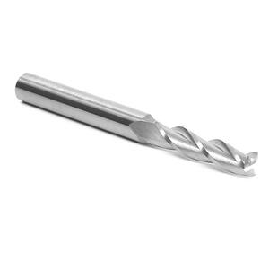 Yonico 1/8 in. Dia Solid Carbide 3-Flute Upcut Spiral End Mill 1/4 in ...