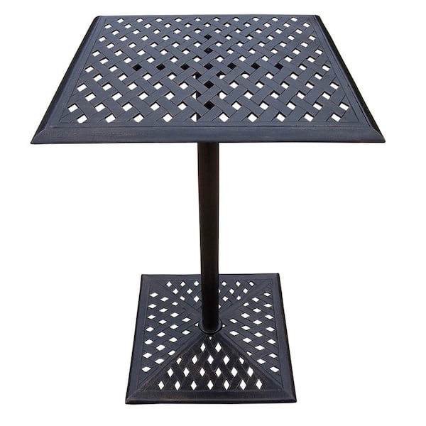 Square Metal Bar Height Outdoor Dining Table-HD3021-BT2644-AB - The ...