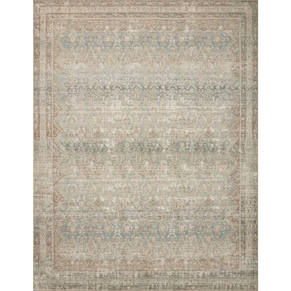 Loloi Angela Rose Aubrey 2 ft. x 5 ft. Jade / Natural Traditional ...