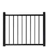 4 ft. x 3 ft. Adjustable Black Aluminum Deck Gate 248874 - The Home Depot