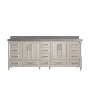 Willow Collections Hudson 84 in. W x 22 in. D x 36 in. H Double Sink ...