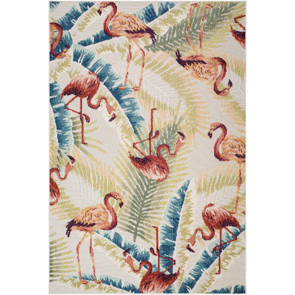 Artistic Weavers Lakeside Cream/Multi Floral and Botanical 5 ft. x 7 ft ...