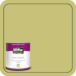 BEHR PREMIUM PLUS 1 gal. #PPU9-07 Fresh Sprout Flat Exterior Paint ...