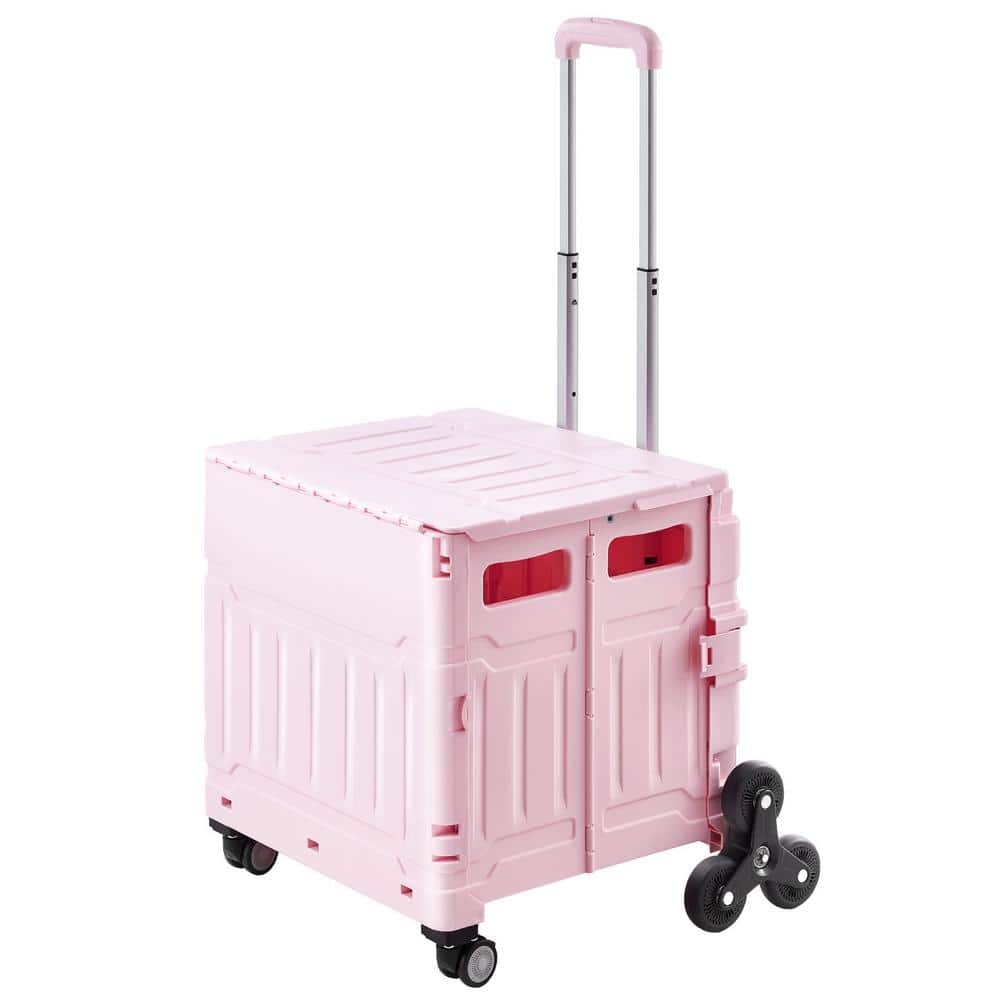 VEVOR Foldable Utility Cart, 150 lbs. Capacity Collapsible Portable ...