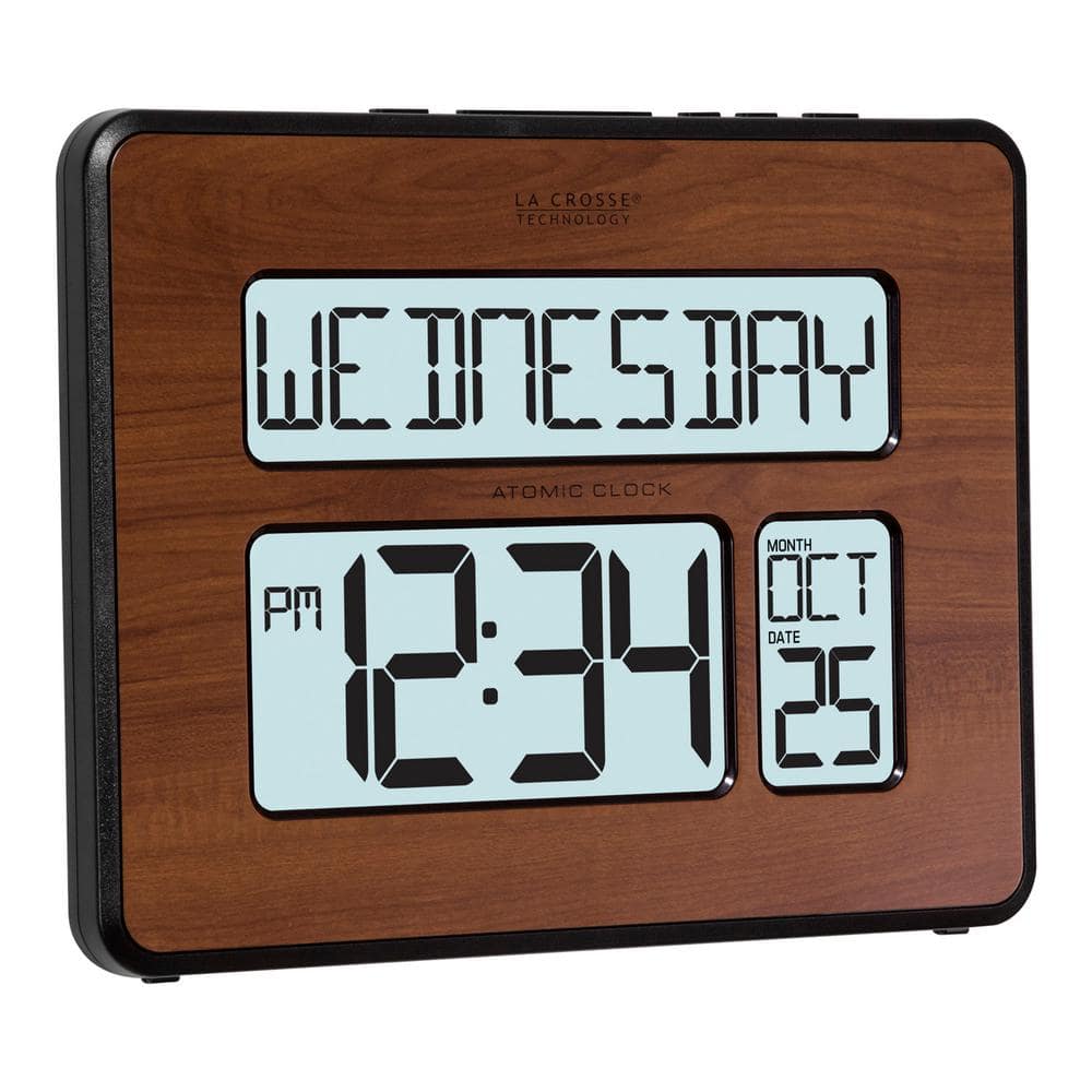 Buy Backlight Atomic Full Calendar Digital Clock with Extra Large ...
