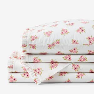 The Company Store Company Cotton Sunshine & Blooms Blue Multi Floral ...