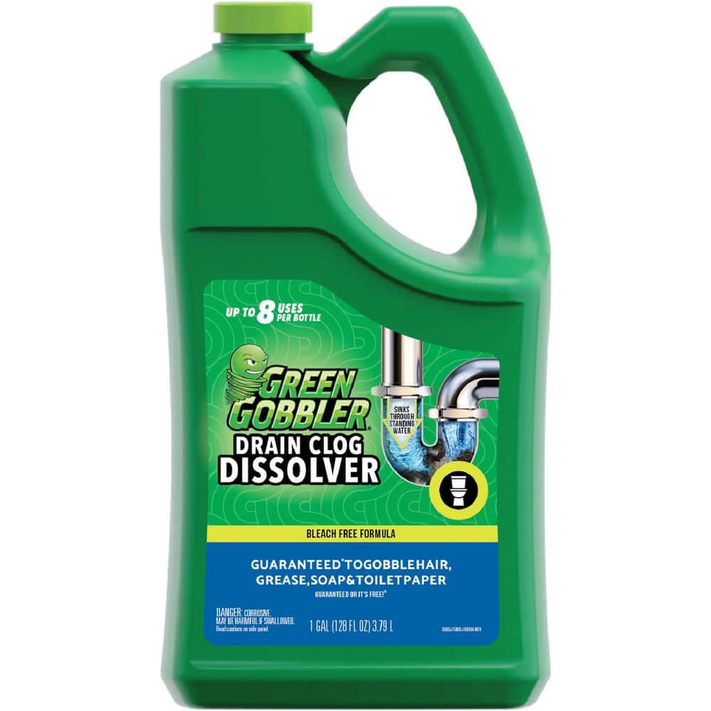 Green Gobbler 1 Gal. Drain Clog Dissolver Drain Cleaner (6-Pack) G6037J ...